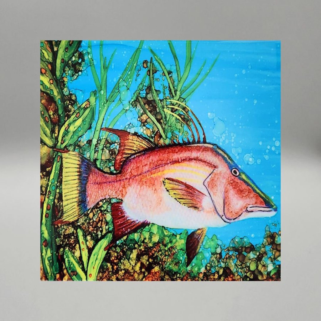 Hog Fish Ceramic Tile - Etsy
