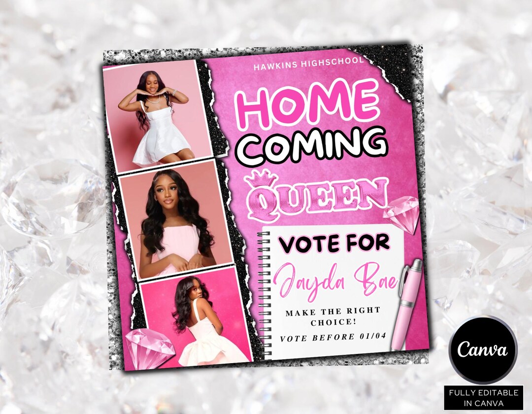 Homecoming Queen Flyer , Homecoming Flyer , Homecoming Campaign Flyer ...