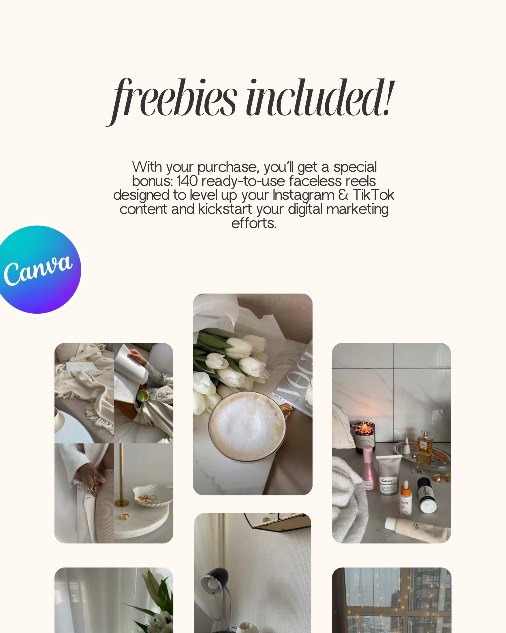 Canva Link in Bio Template Set: Minimalist Instagram Bio Links (digital ...