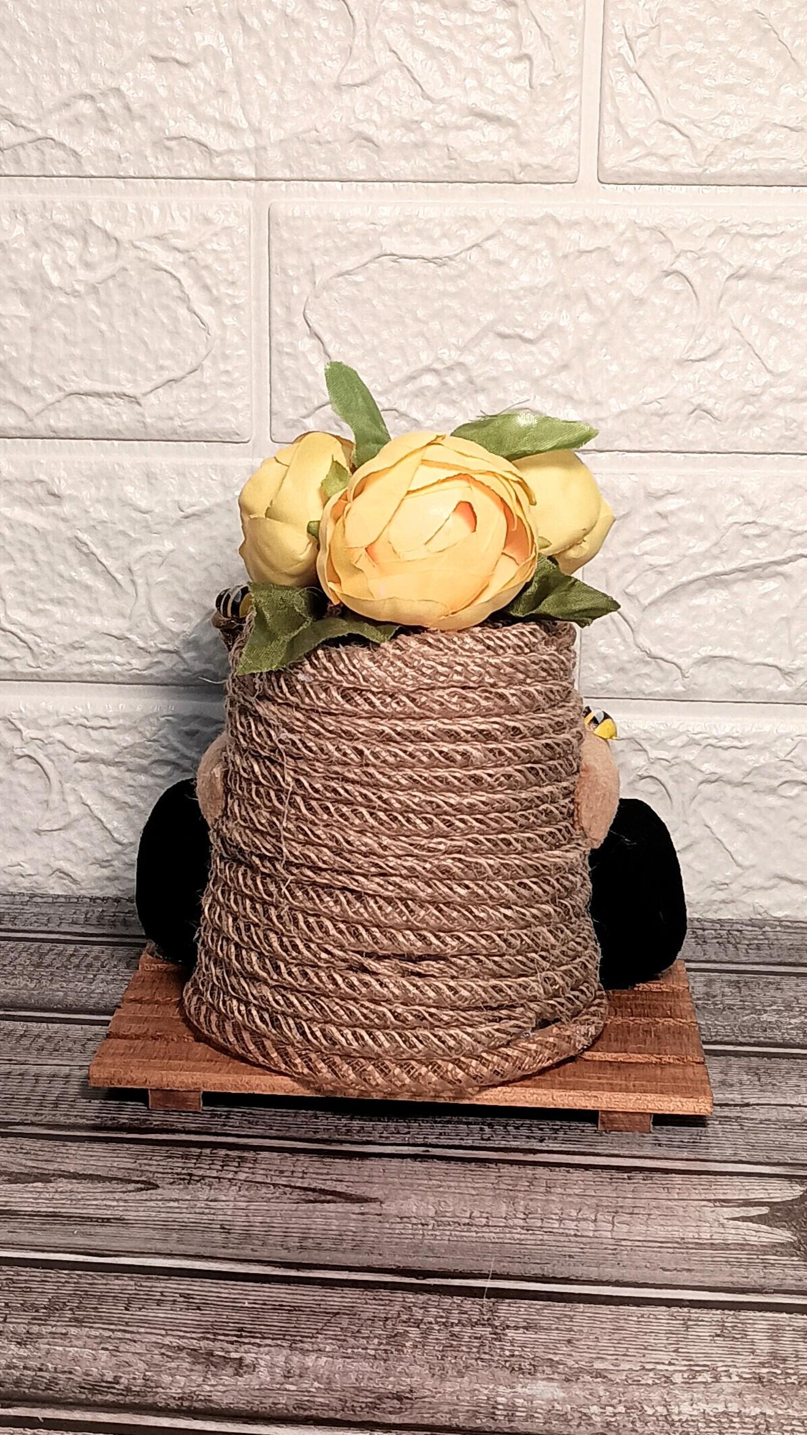 Beehive Gnome/gnome With Arms/sitting Gnome/plush Gnome/dwarf/gnome ...