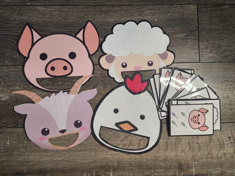 Feed the Farm Animals Digital Download, Sensory Bin Activities ...