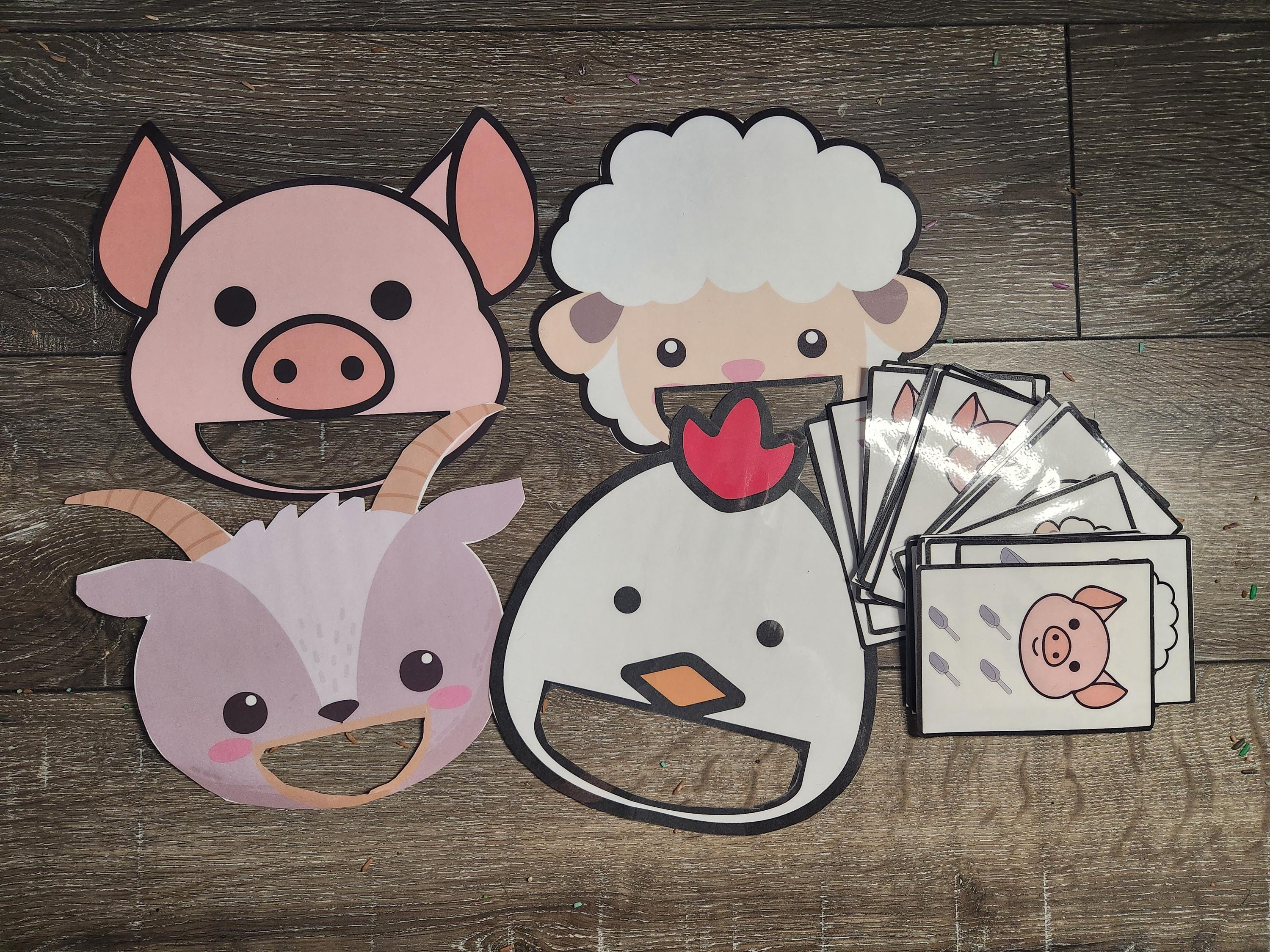 Feed the Farm Animals Digital Download, Sensory Bin Activities ...