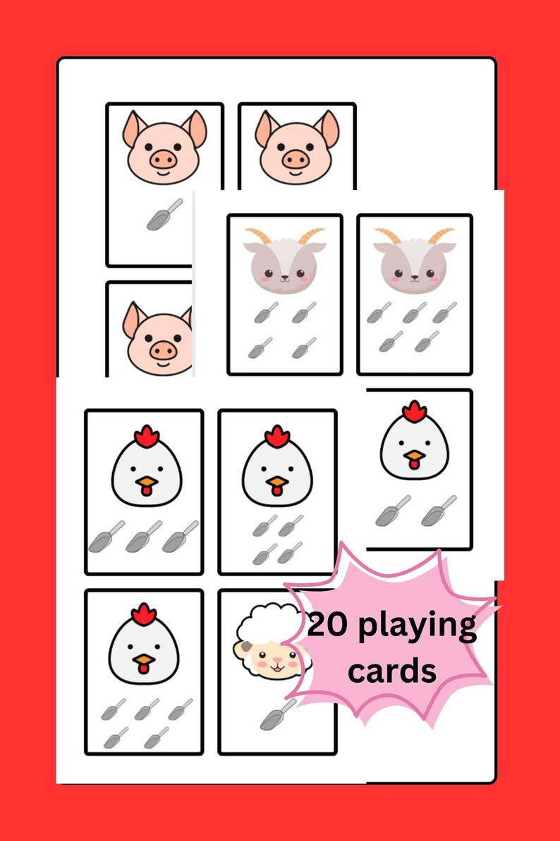 Feed the Farm Animals Digital Download, Sensory Bin Activities ...