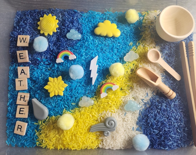 Weather Montessori Sensory Bin - Etsy