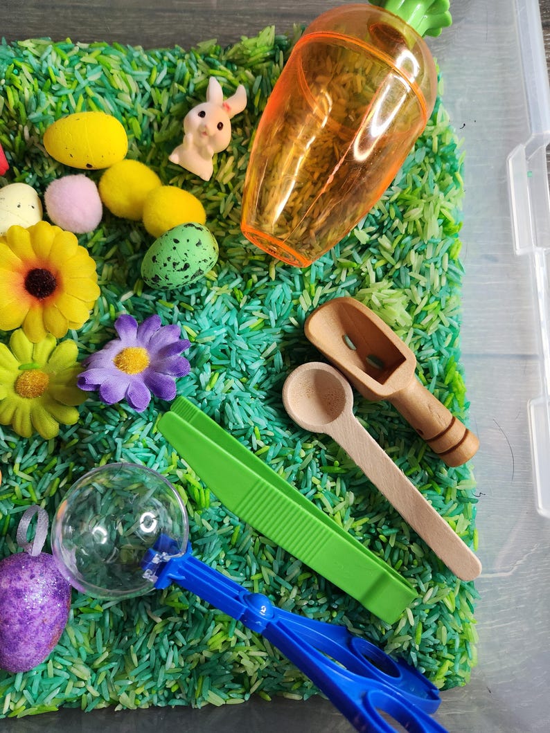 Spring Montessori Sensory Bin - Etsy