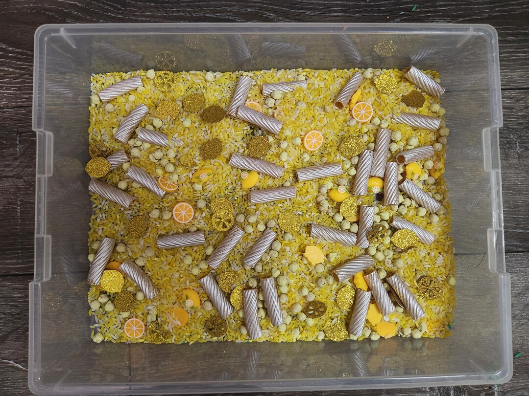 Lemonade Stand Sensory Bin Filler and Mix, Toddler and Preschool ...