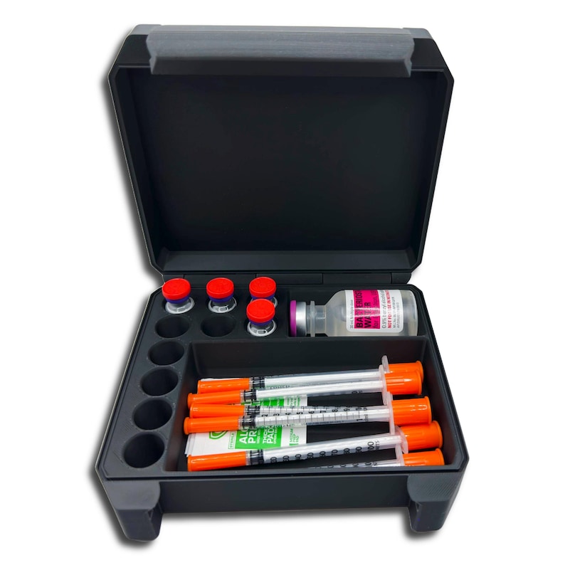 3ml Vial Storage Case: 10-slot Organizer for Peptide, Insulin, GLP-1 - Etsy