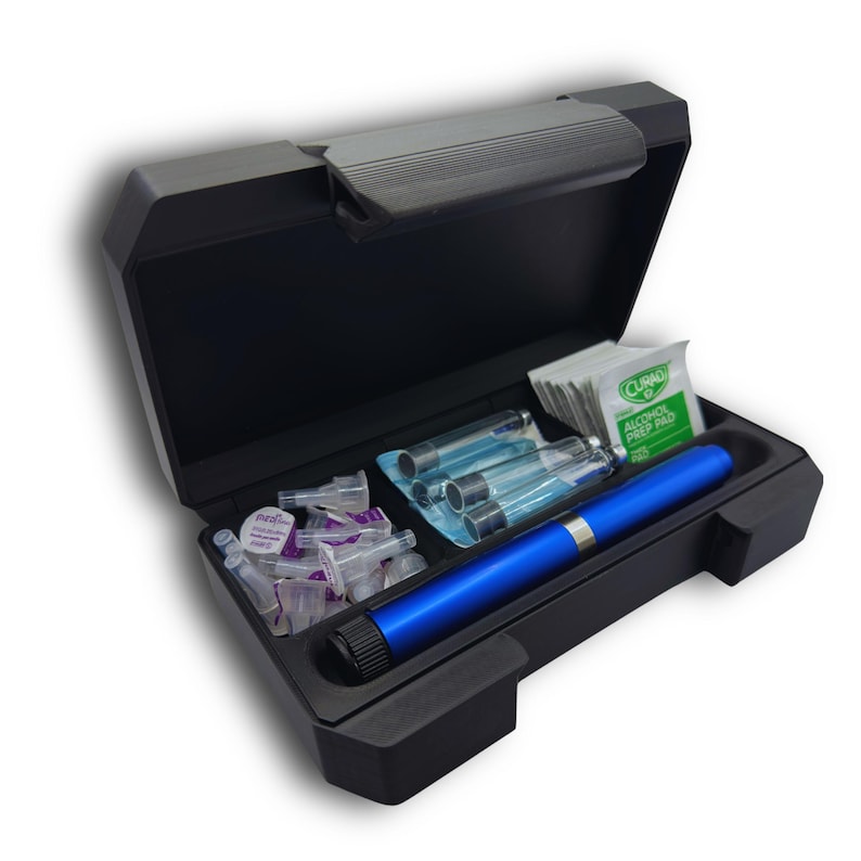 Compact Injection Pen Travel Case: GLP-1, Insulin, Peptide Organizer - Etsy