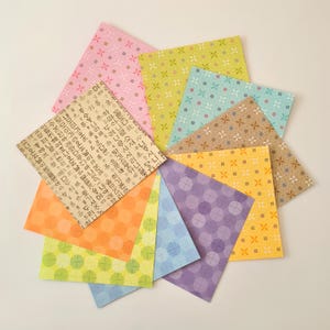 Traditional Korean Pattern Origami Paper | 80 Sheets, 15cm (6") Square ...