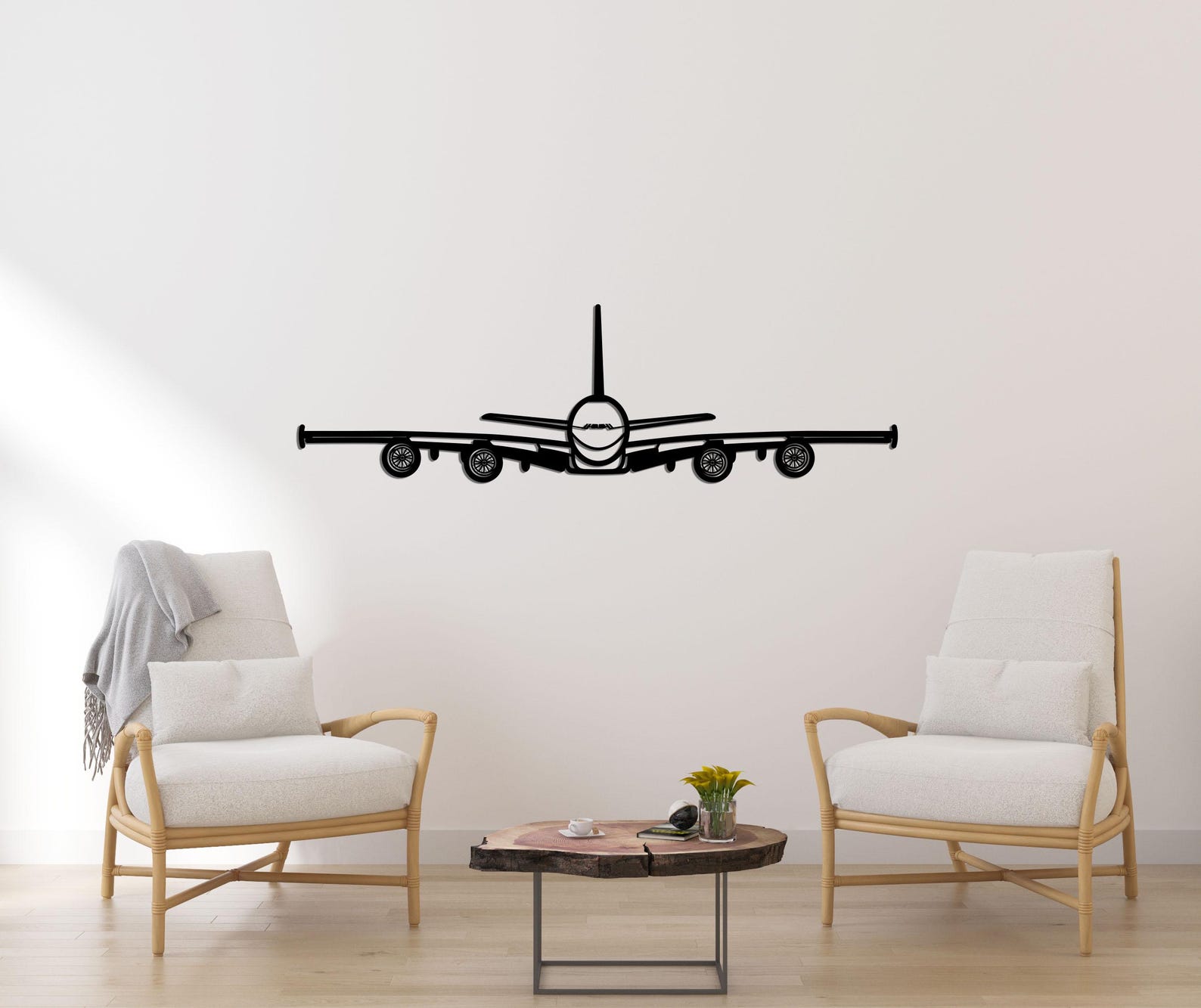 Airbus A380 Front Metal Wall Art | Metal Aircraft Wall Art for Home or ...