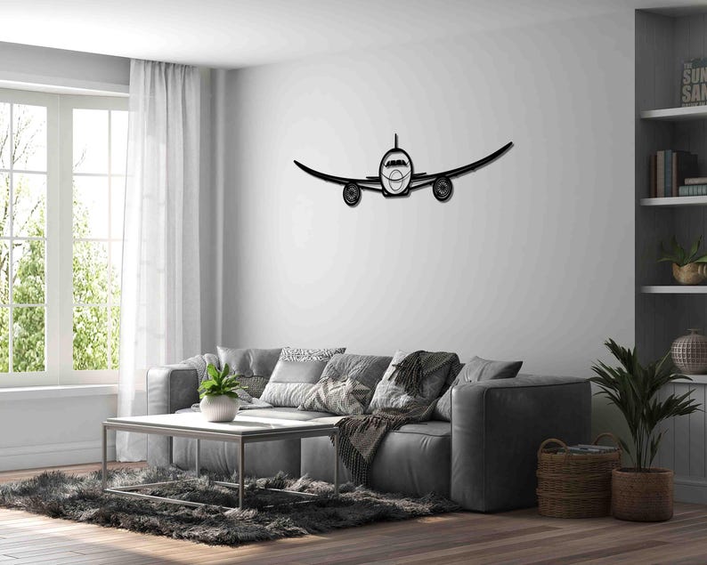 Boeing 787 Front Metal | Metal Aircraft Wall Art for Home or Office ...