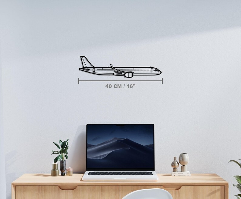 Airbus A321 Neo Side Metal | Premium Metal Aircraft Wall Art for Home ...