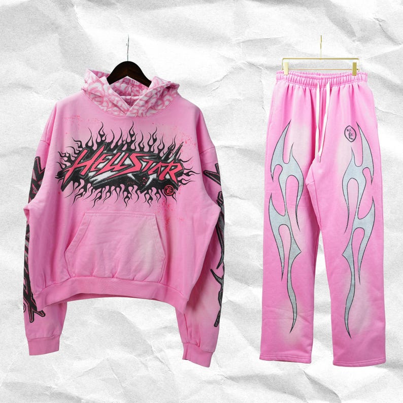 Men's Hellstar Brain Pink Hoodie - Etsy