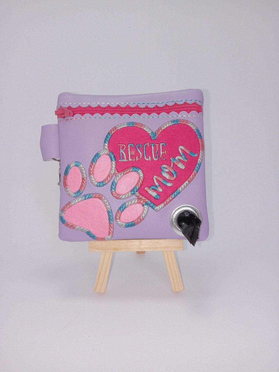 5x5 Inch Rescue Mom Poop Bag Holder - Etsy
