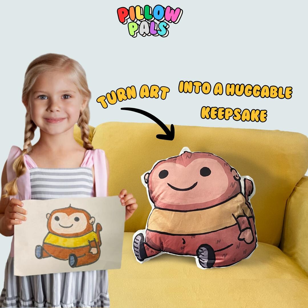 Custom Plush Commission, Drawing Into Plush, Plushie From Drawing ...