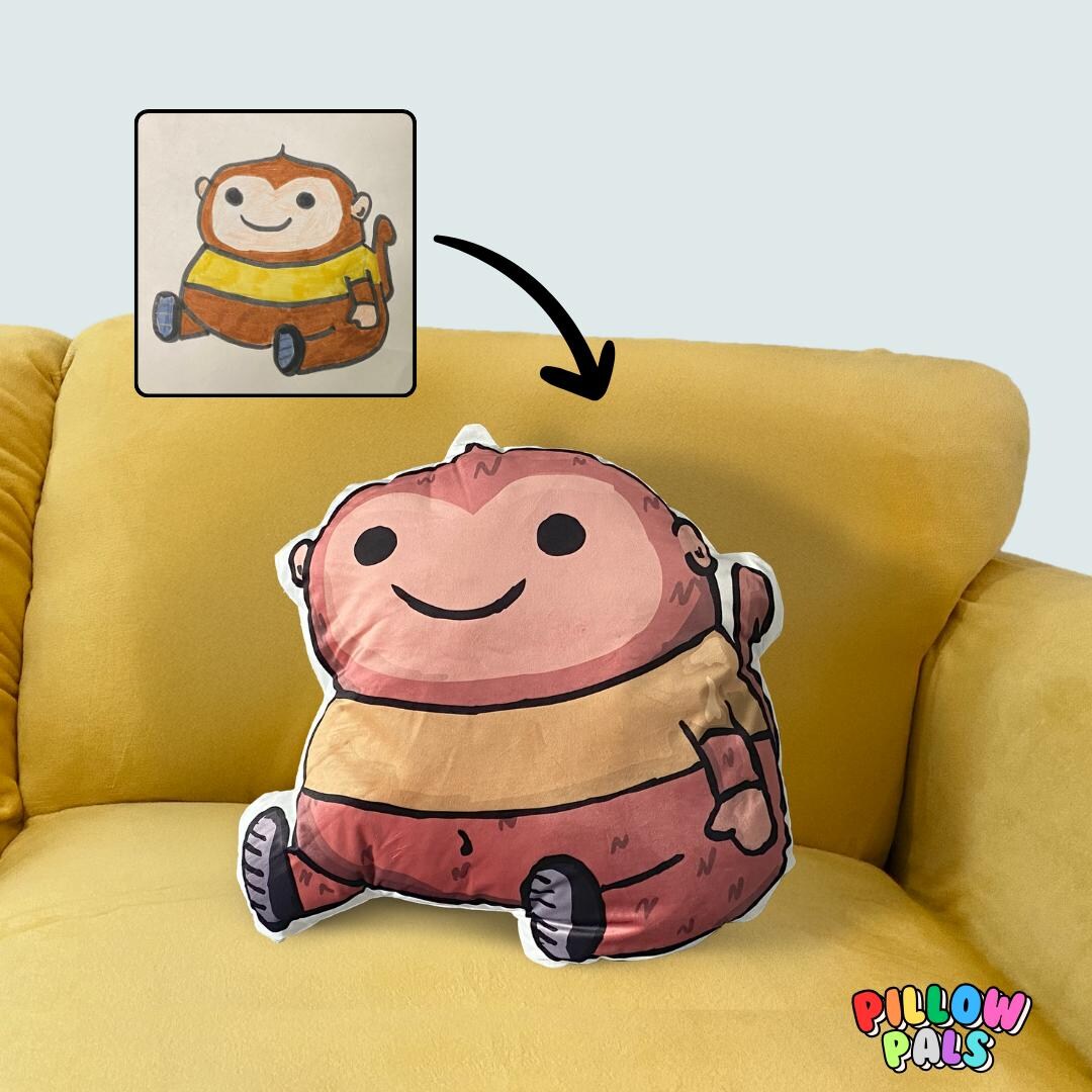 Custom Plush Commission, Drawing Into Plush, Plushie From Drawing ...