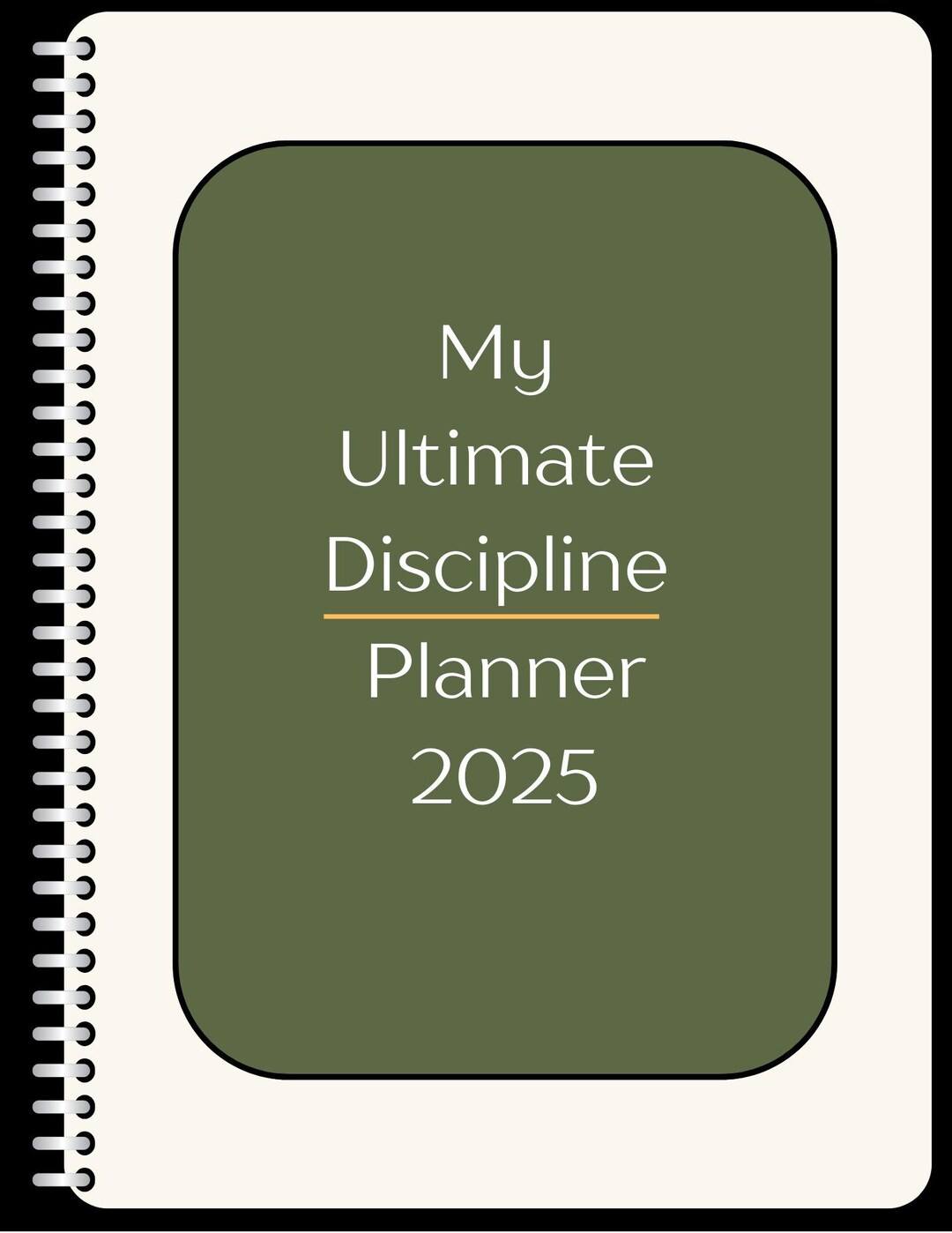 2025 Ultimate Discipline Planner Daily, Weekly, Monthly Planning, Habit ...
