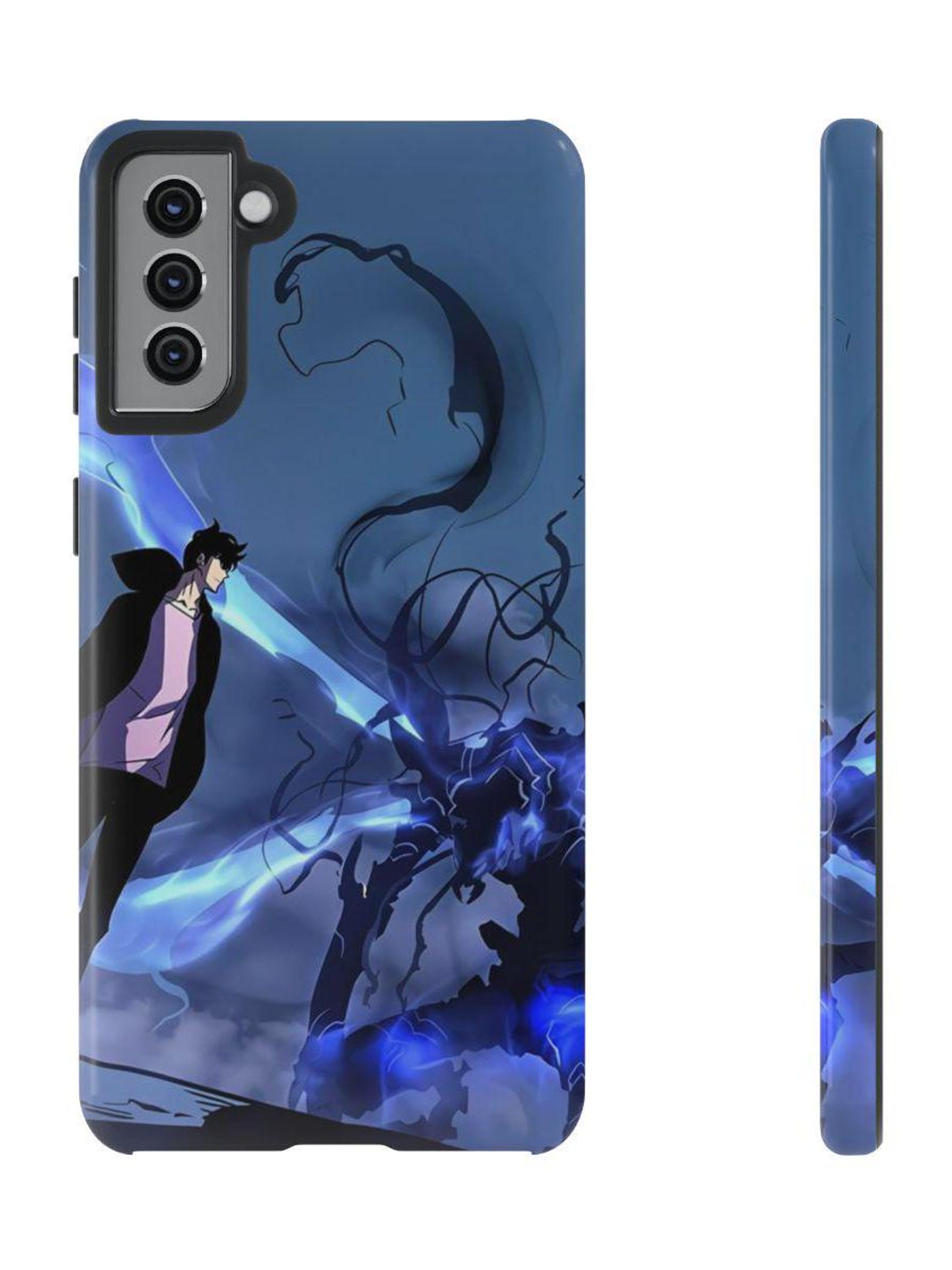 Phone Case Solo Leveling Manhwa/anime Sung Jinwoo Shadow Monarch, Beru ...
