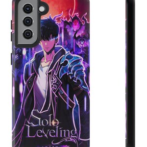 Phone Case Solo Leveling Manhwa/anime Sung Jinwoo Shadow Monarch, Beru ...