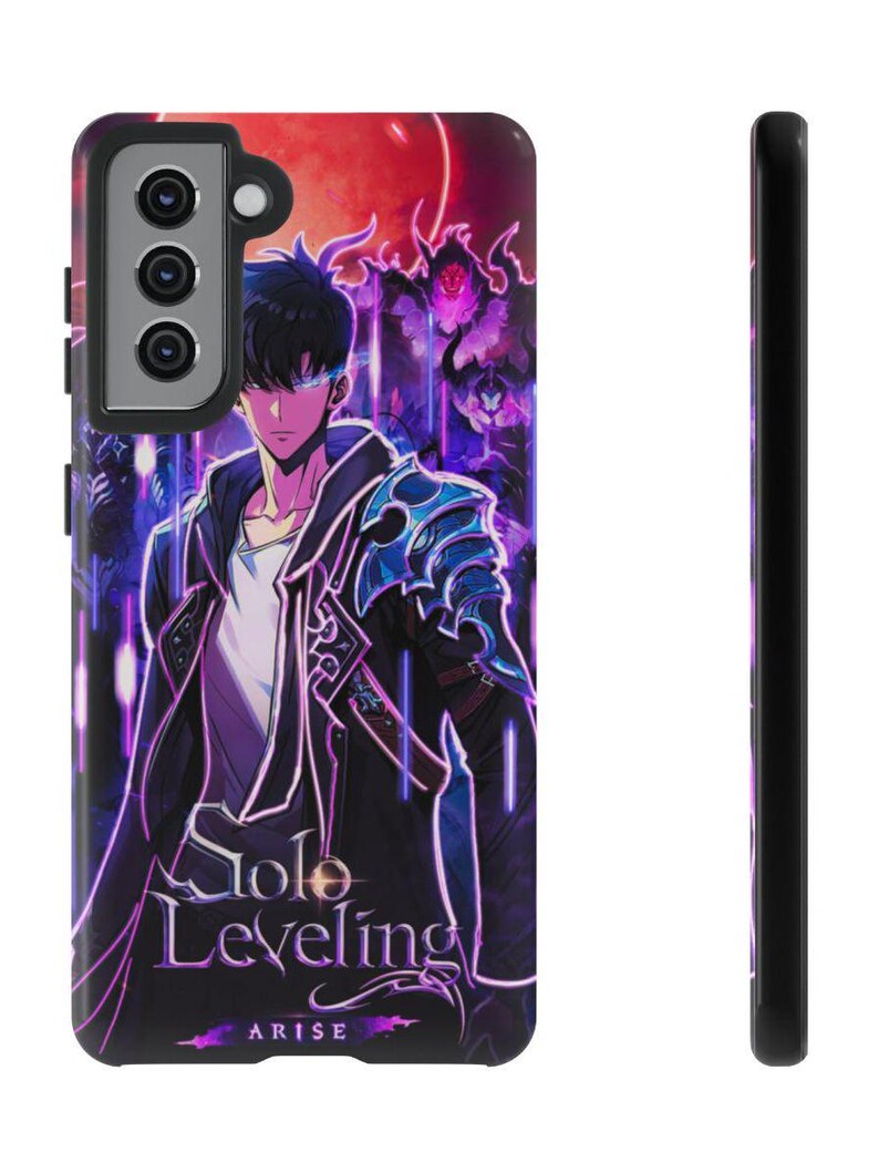 Phone Case Solo Leveling Manhwa/anime Sung Jinwoo Shadow Monarch, Beru ...