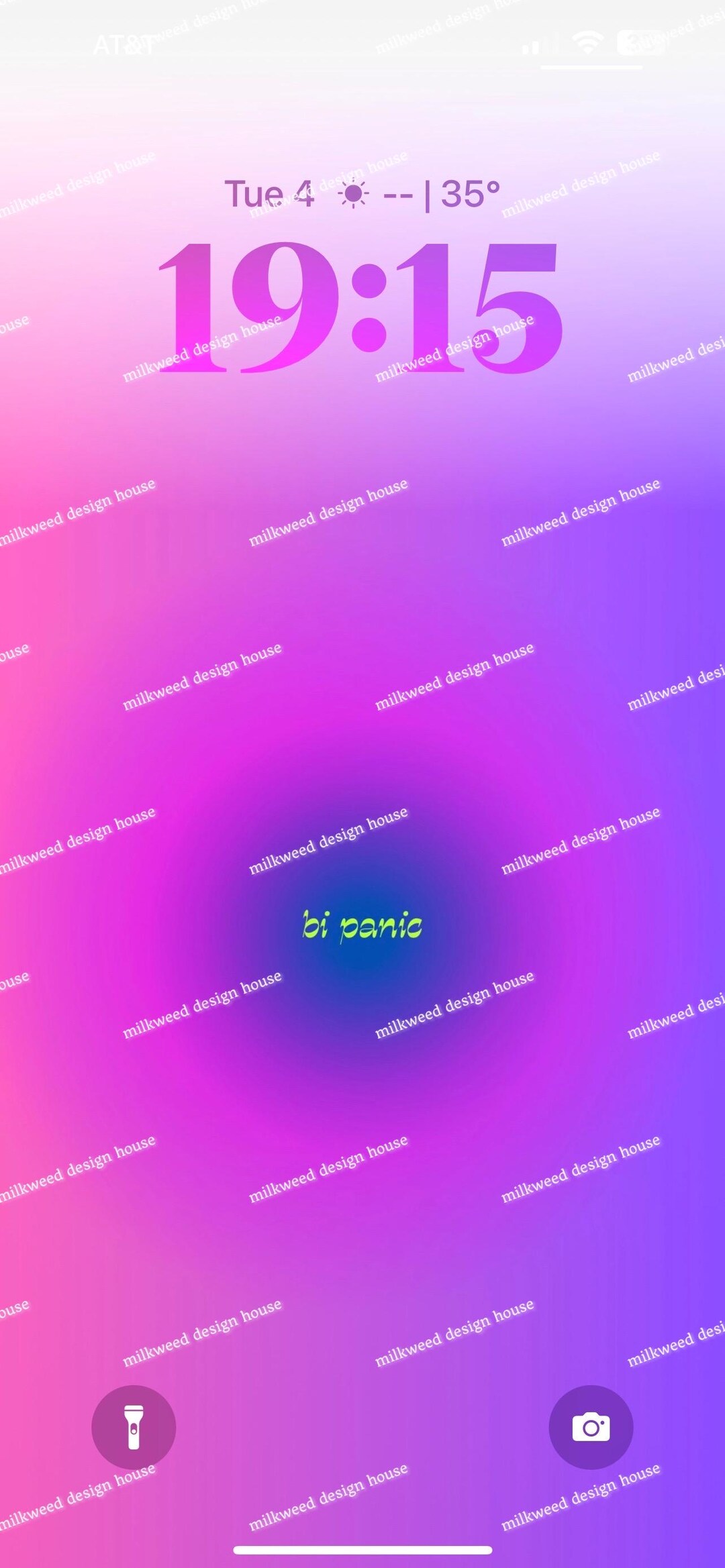 Bi Panic Bi Pride Phone Wallpaper/screensaver - Etsy
