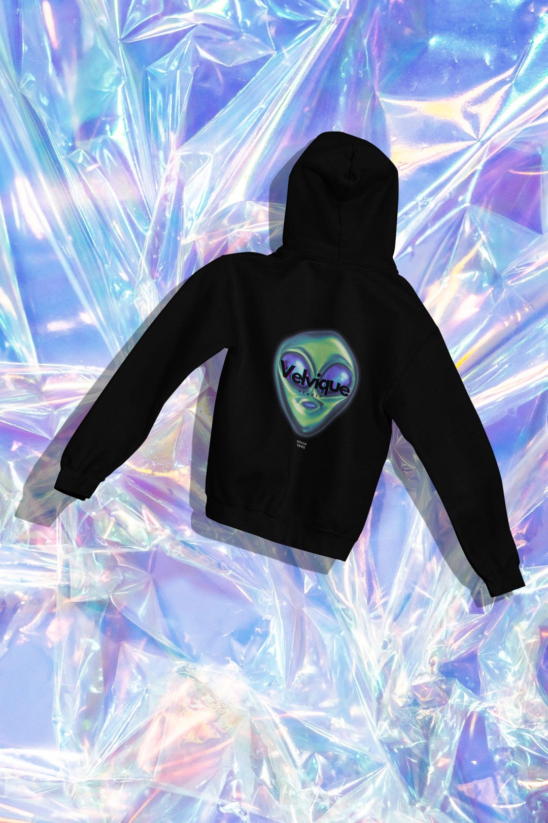 Alien Brand Logo Hoodie, Extraterrestrial Sweatshirt, UFO Hooded Jumper ...