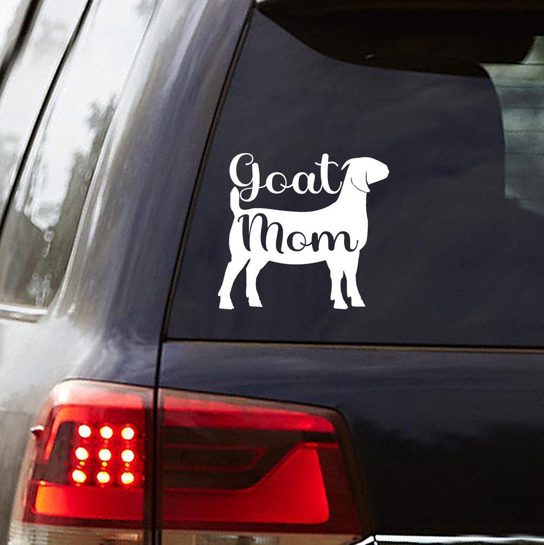 Goat Sticker, Boer Goat Decal, Boer Goat Sticker, Goat Mom Decal, Goat ...
