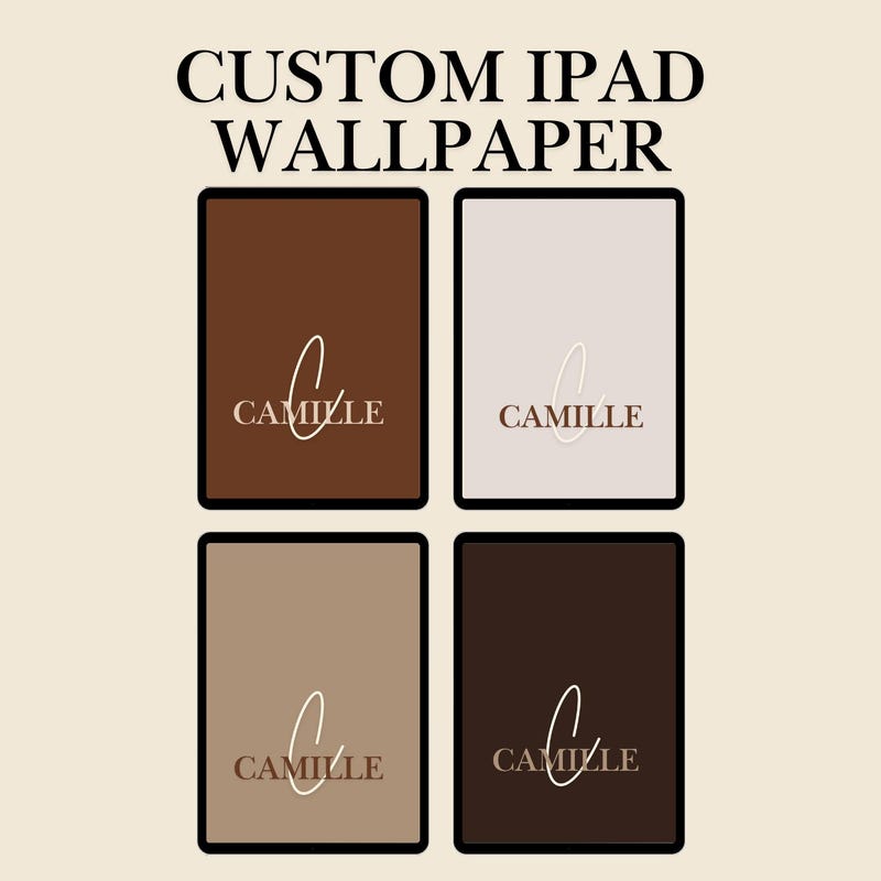 Personalized Name Wallpaper - Etsy