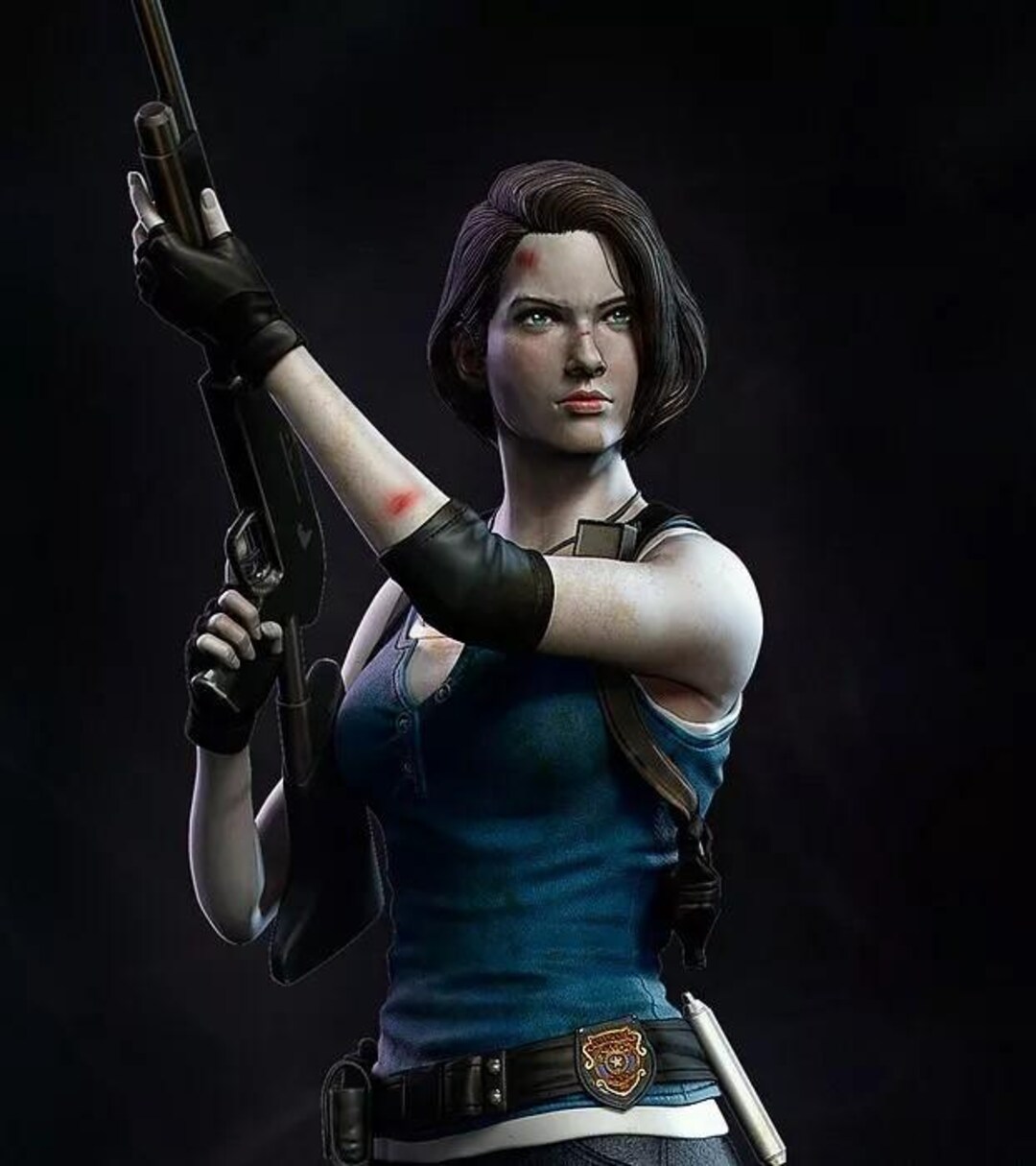 Jill Valentine Resident Evil 30 Cm Figure/statue ,pla/sla/3d Printed ...