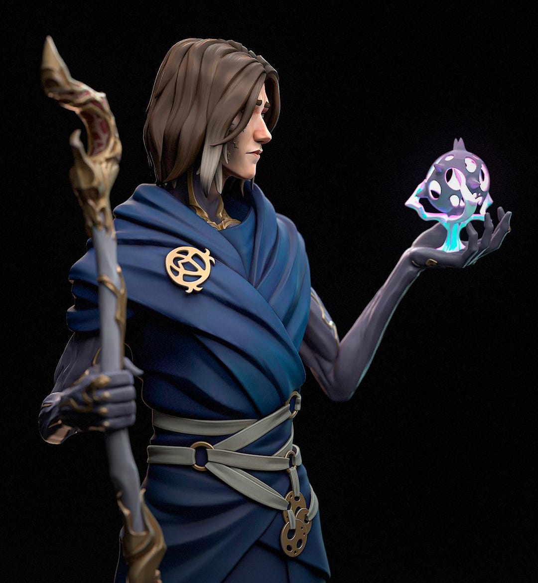 Arcane Viktor - League of Legends Statue: 3D Printed, Hand-painted ...