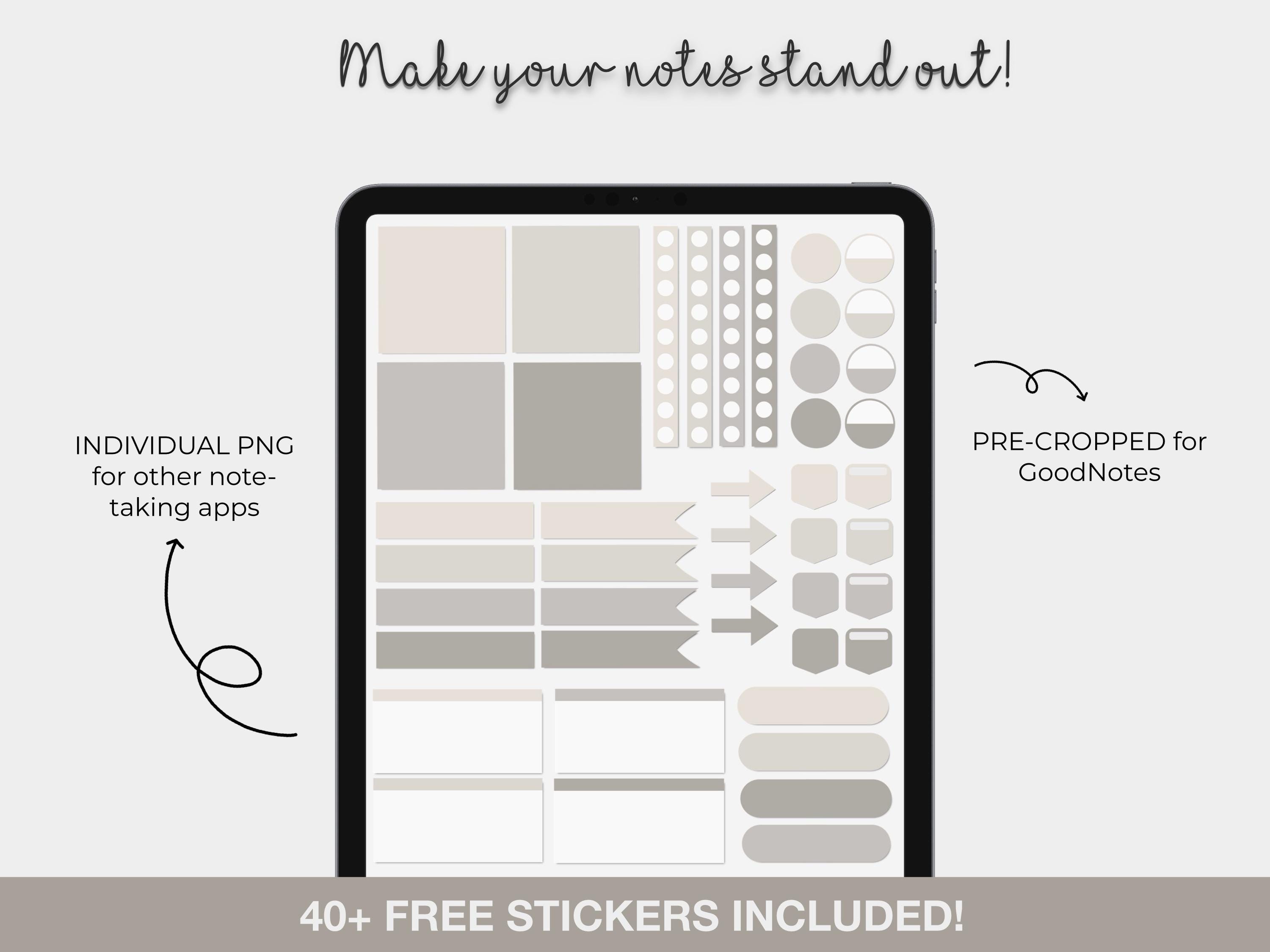 All-in-one Digital Note-taking Bundle: Grid, Dot, Line, Cornell ...