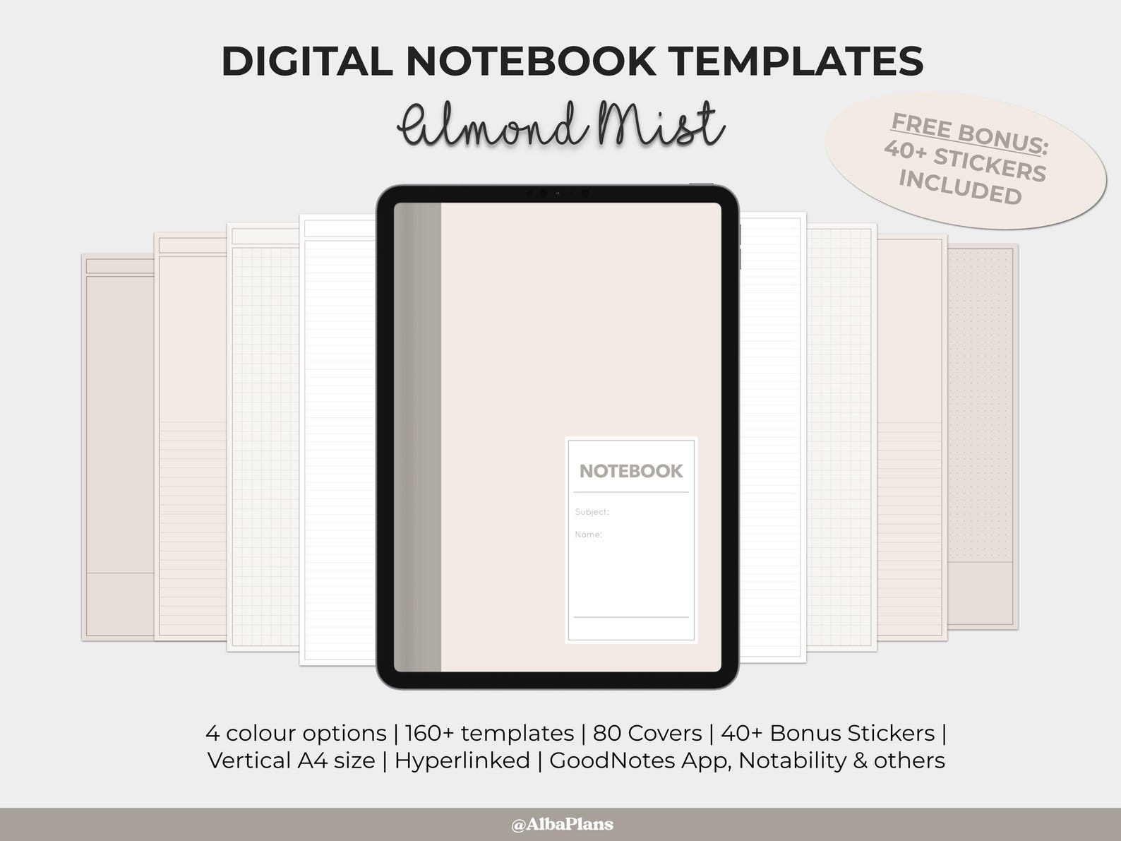 All-in-one Digital Note-taking Bundle: Grid, Dot, Line, Cornell ...