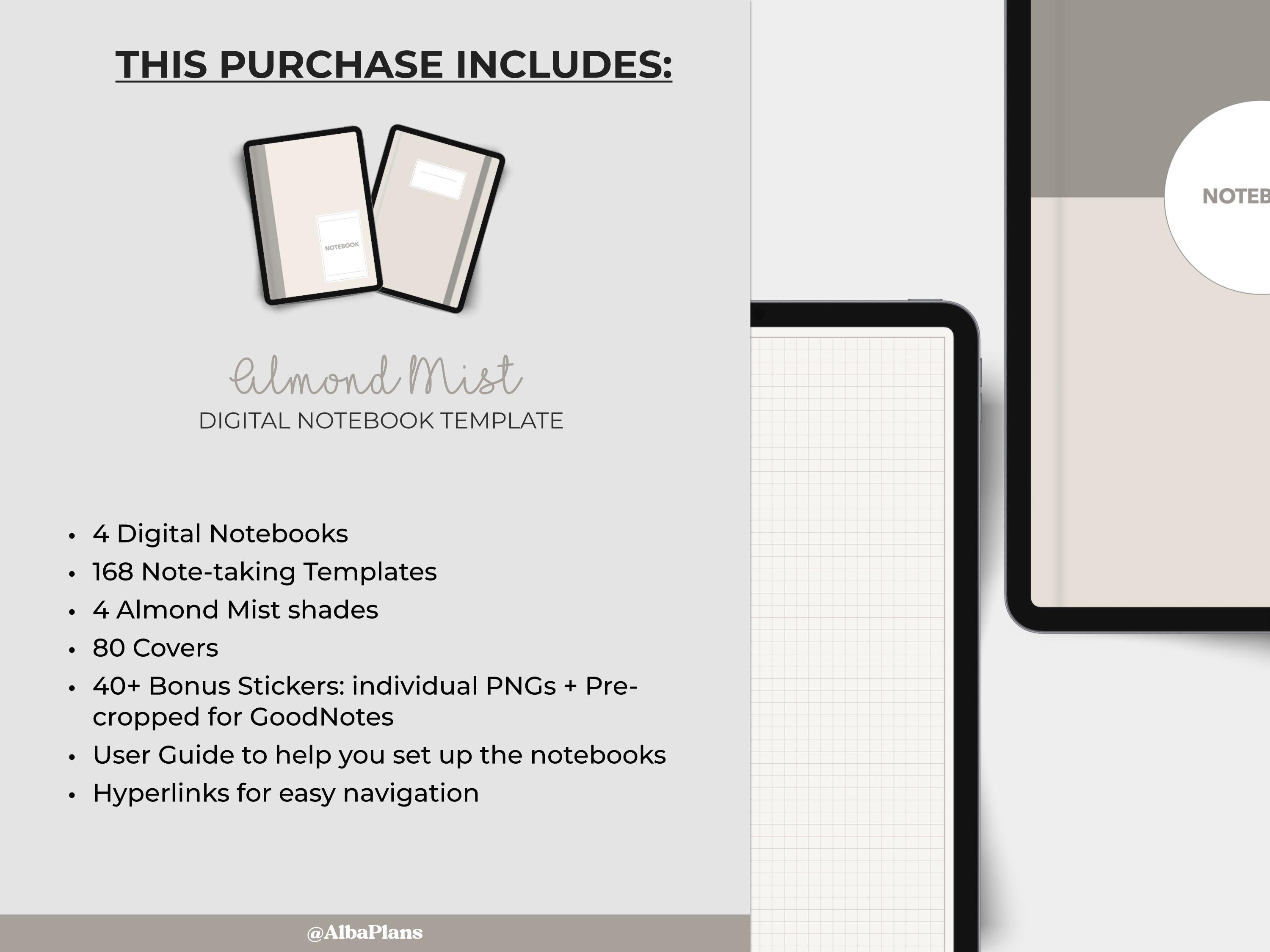 All-in-one Digital Note-taking Bundle: Grid, Dot, Line, Cornell ...