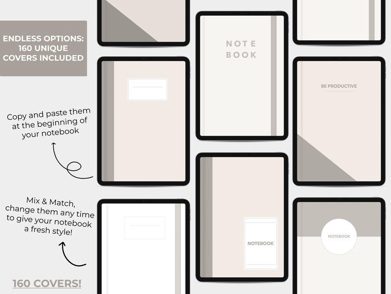 All-in-one Digital Note-taking Bundle: Grid, Dot, Line, Cornell ...