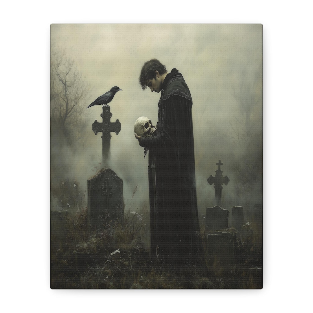 Hamlet Holding the Yorick's Skull, Digital Download, Wall Art ...
