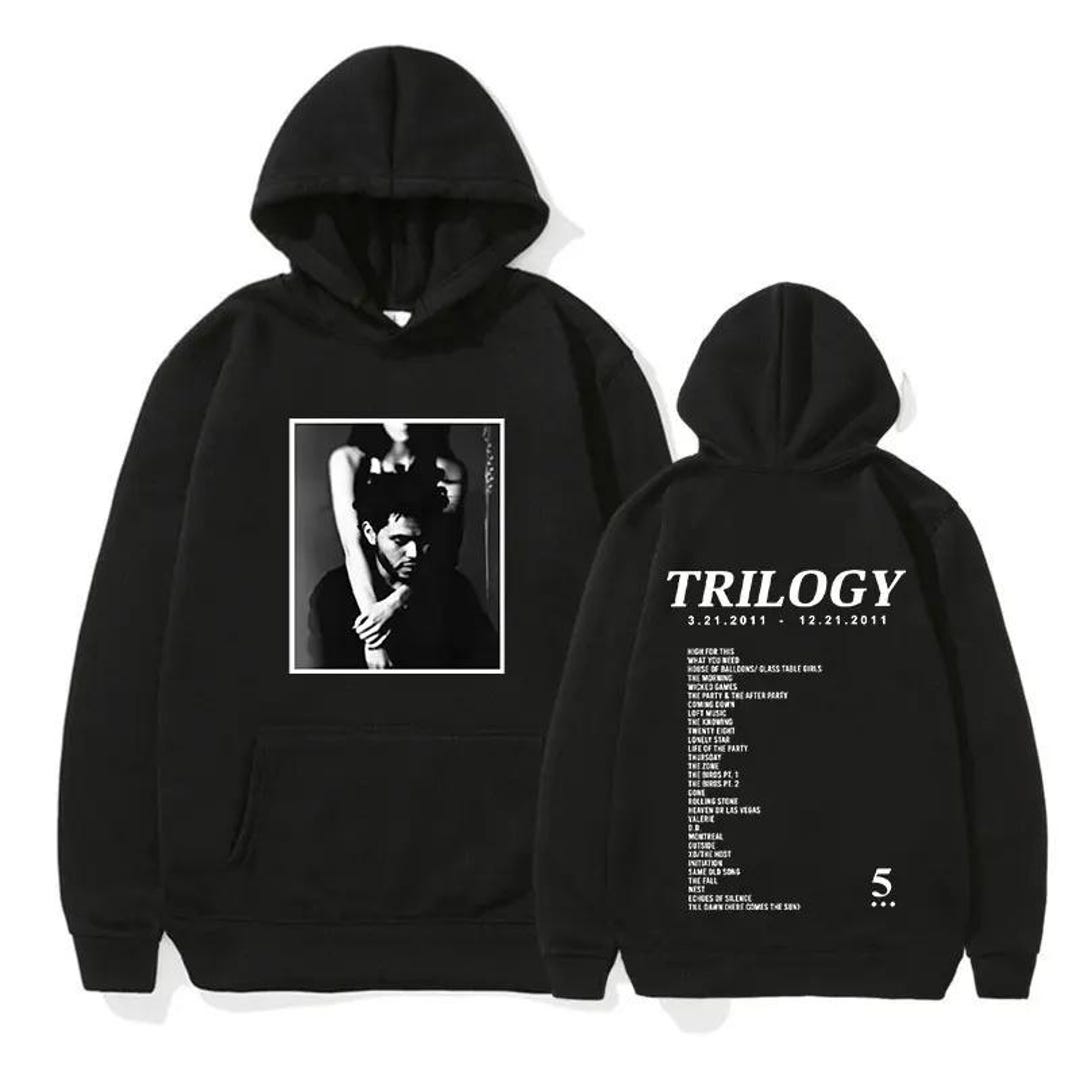 The Weeknd Trilogy Oversized Hoodie – Vintage Hip-hop - Etsy