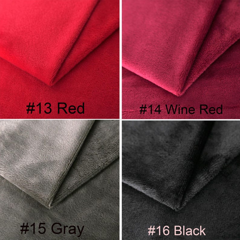 Short Plush Crystal Super Soft Plush Fabric- for Sewing DIY Handmade ...