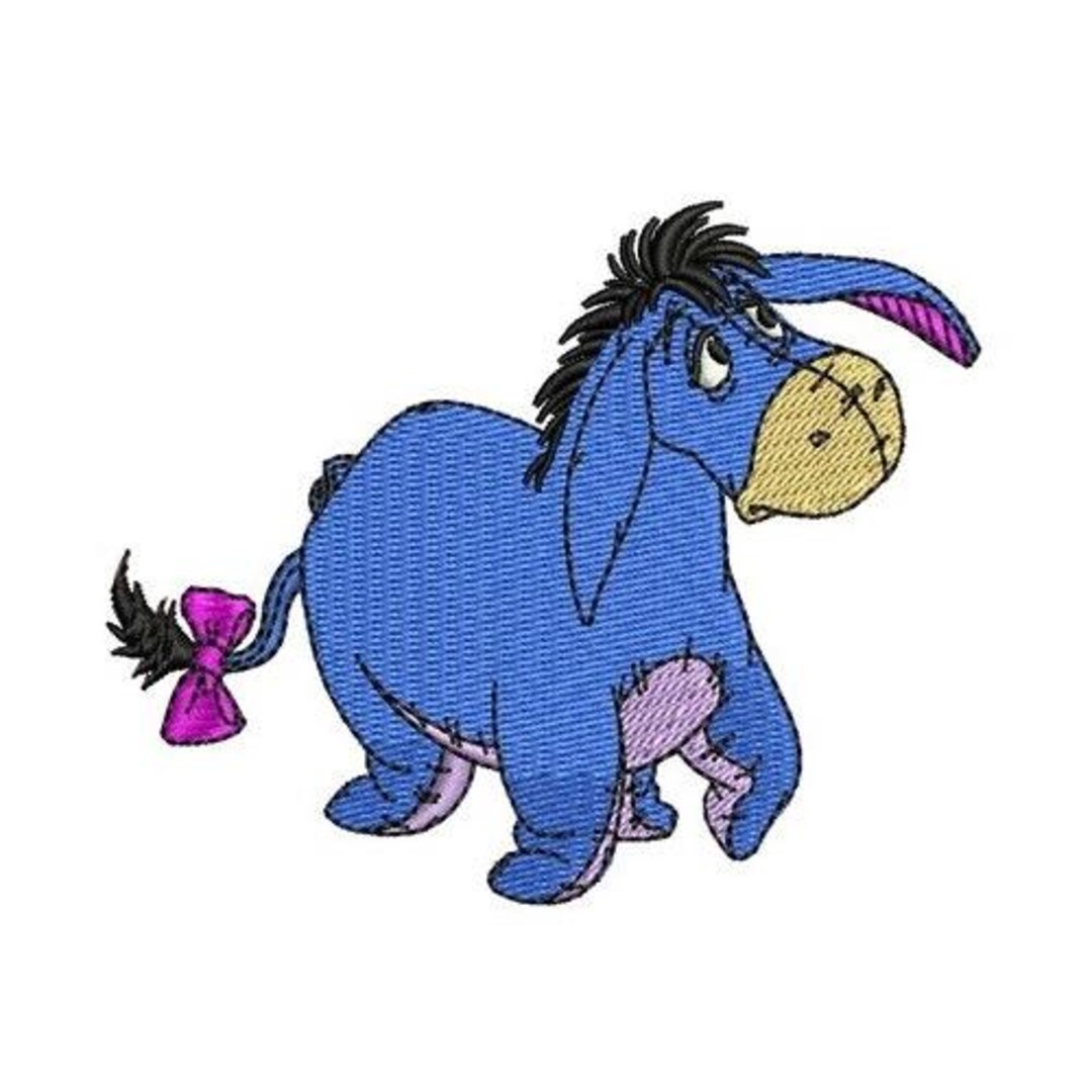 Trotting Eeyore Machine Embroidery Design, Disney Animal Design ...