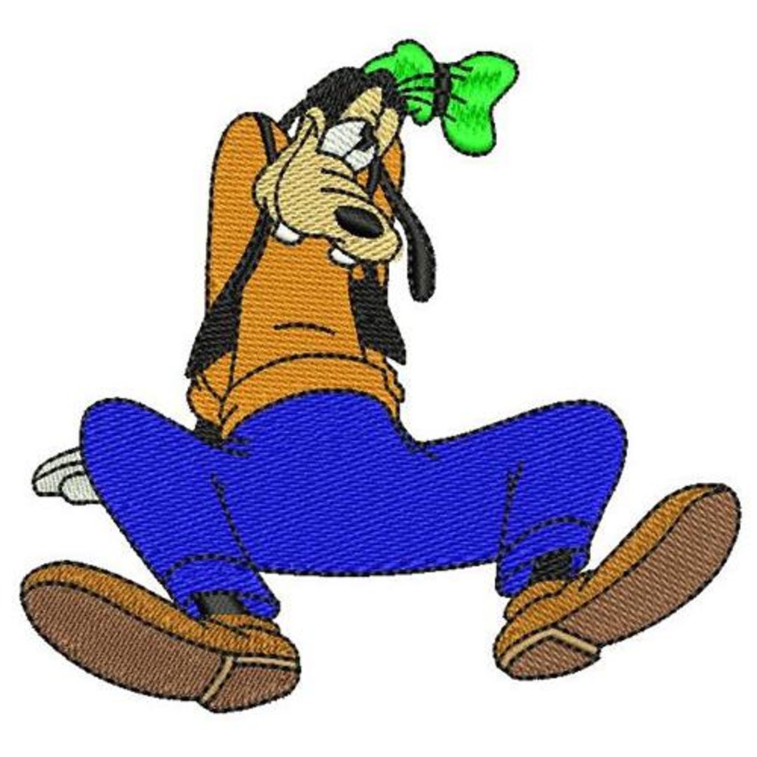 Tired Goofy Machine Embroidery Design Download, Disney Design, Mickey ...