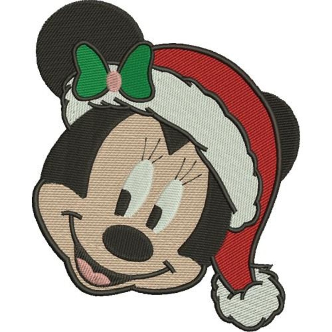 Christmas Mickey Mouse Santa Machine Embroidery Design, Disney ...