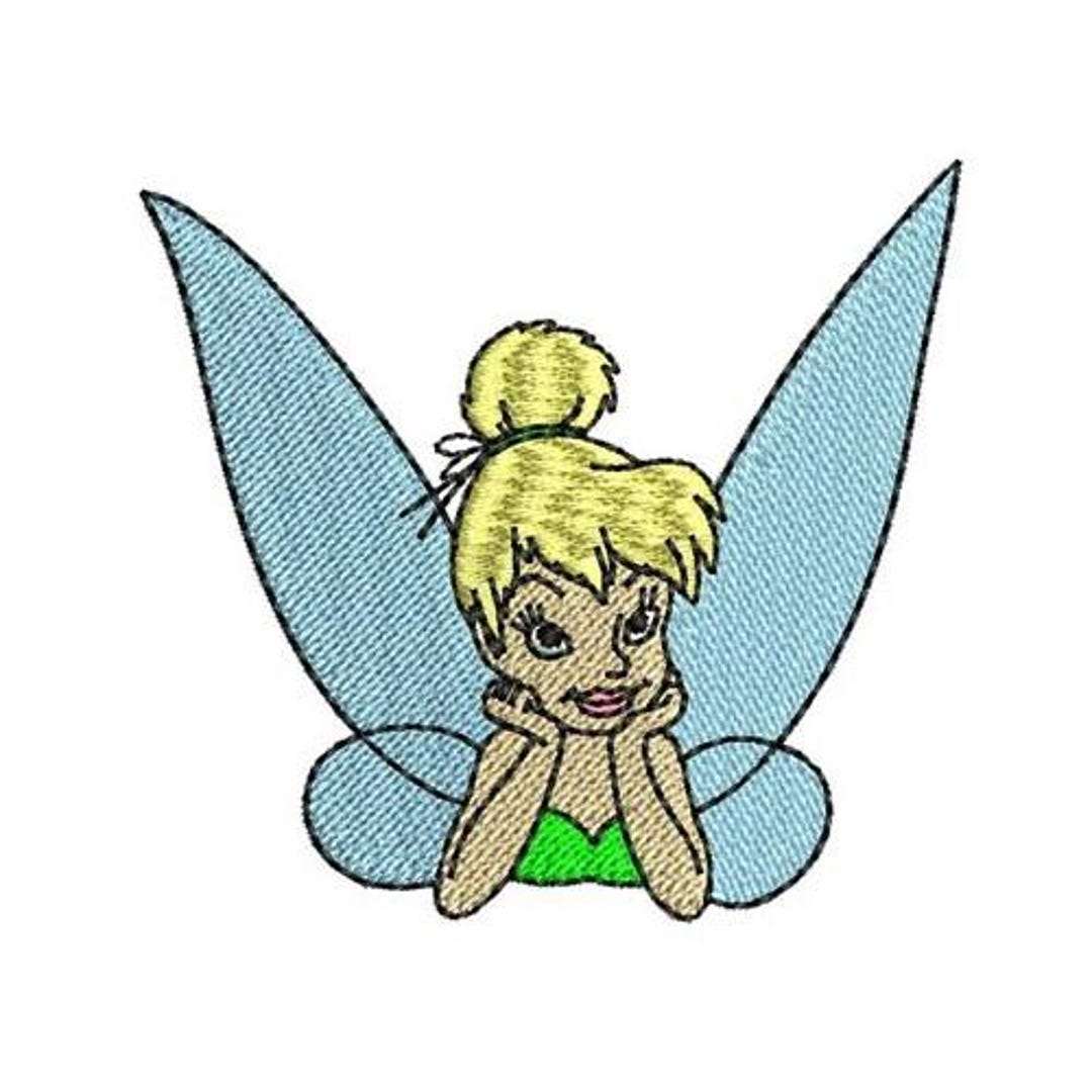 Cute Tinker Bell Machine Embroidery Design, Disney Design, Cartoon ...