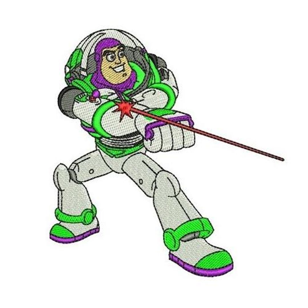 Buzz Lightyear Laser Pose Toy Story Machine Embroidery Design, Disney ...