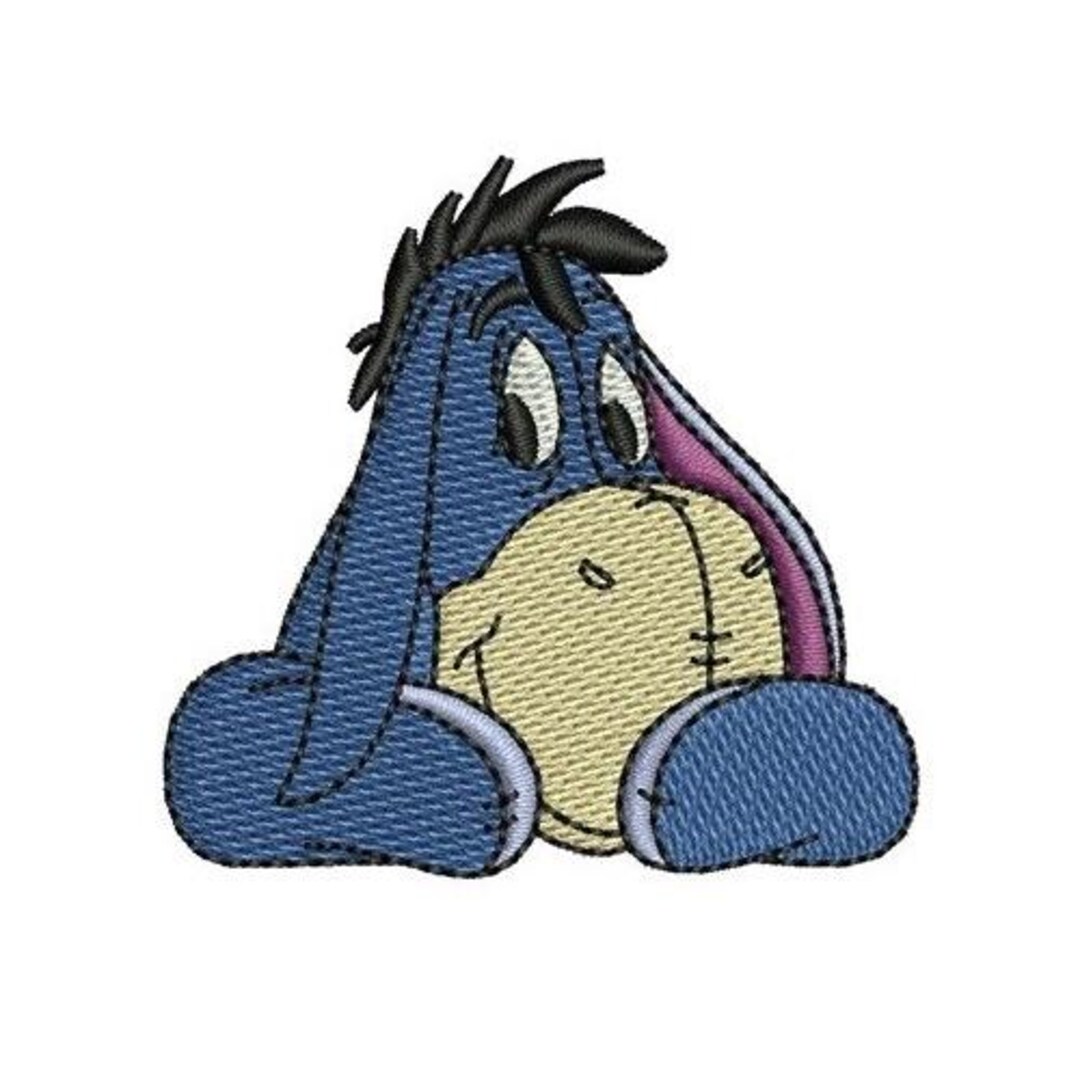 Curious Eeyore Head Machine Embroidery Design, Disney Design, Cartoon ...