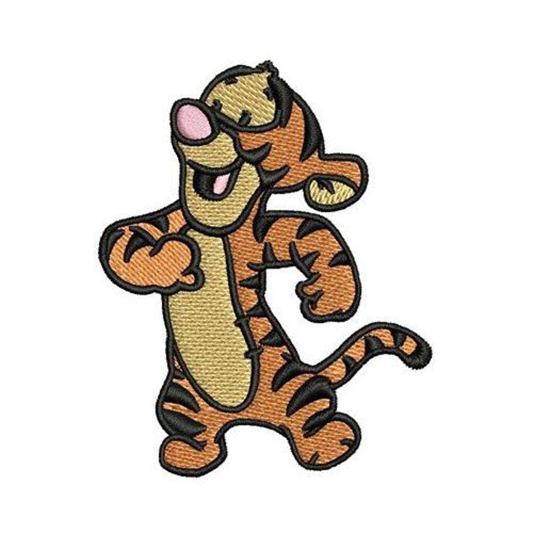 Adorable Baby Tigger Machine Embroidery Design, Disney Tiger Character ...