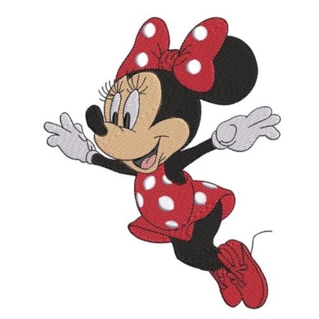 Flying Minnie Mouse Machine Embroidery Design - 2 Sizes, Disney ...