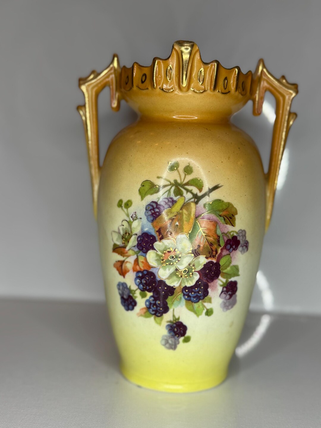 Antique Austrian Vase - Etsy