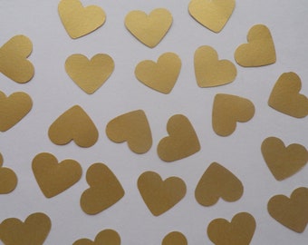 Pink and Gold Confetti Heart Confetti Birthday Party - Etsy