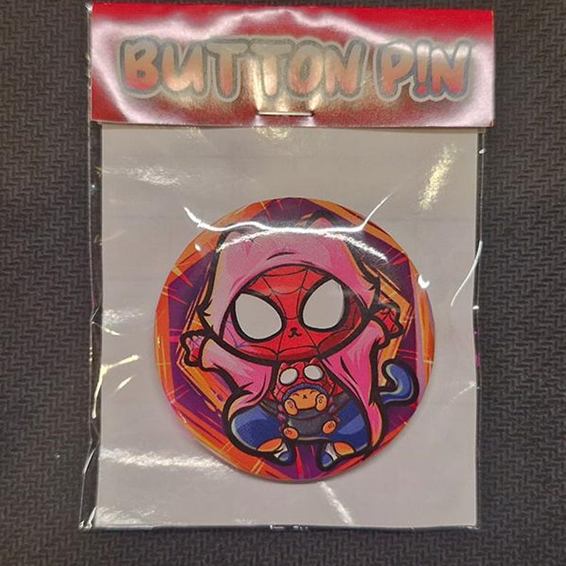 Spider-man Across Spider-verse - Button Pins Pinback Buttons - Etsy