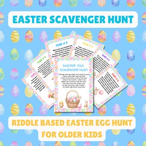 Easter Egg Scavenger Hunt. Easter Egg Hunt. Easter Egg Hunt Clues ...
