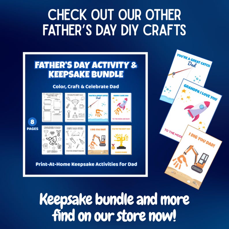 Father’s Day Gift From Kids Printable | DIY Gift Card Holder Book for ...